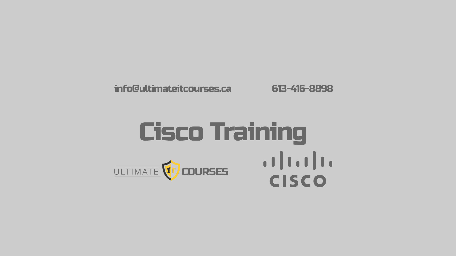 Cisco Training & Certifications
